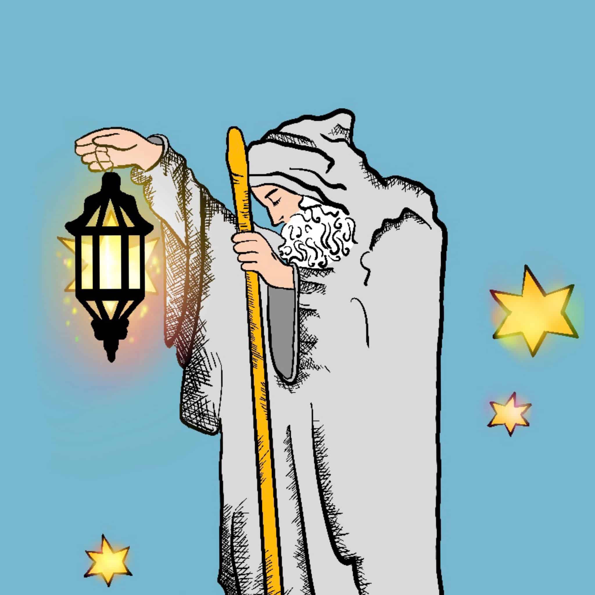 Bedeutung 🔎 Tarotkarte "Der Eremit" (Nr. 9) + umgekehrt