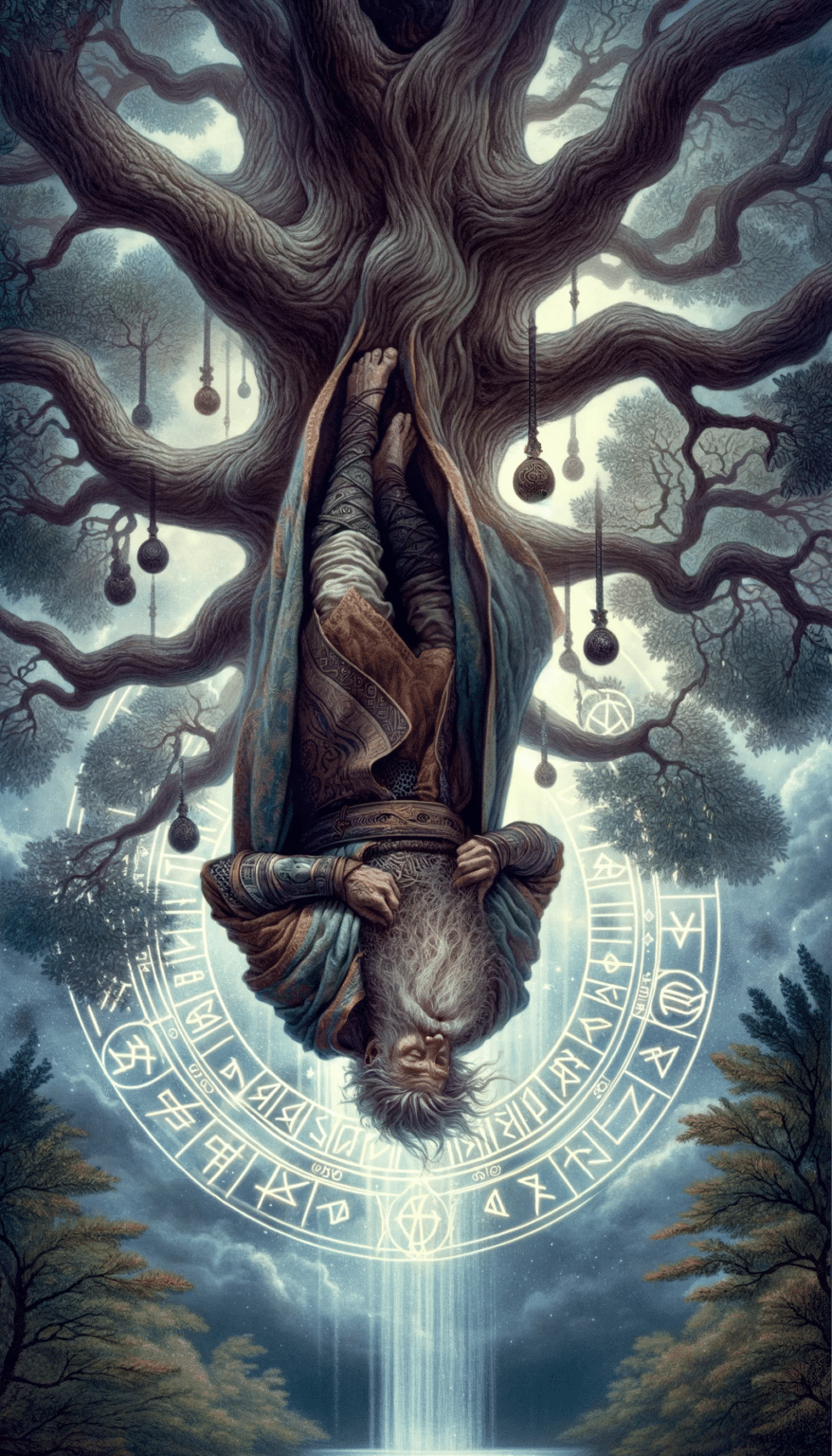 Bedeutung 🔎 Tarotkarte "Der Gehängte" (Nr. 12) + umgekehrt