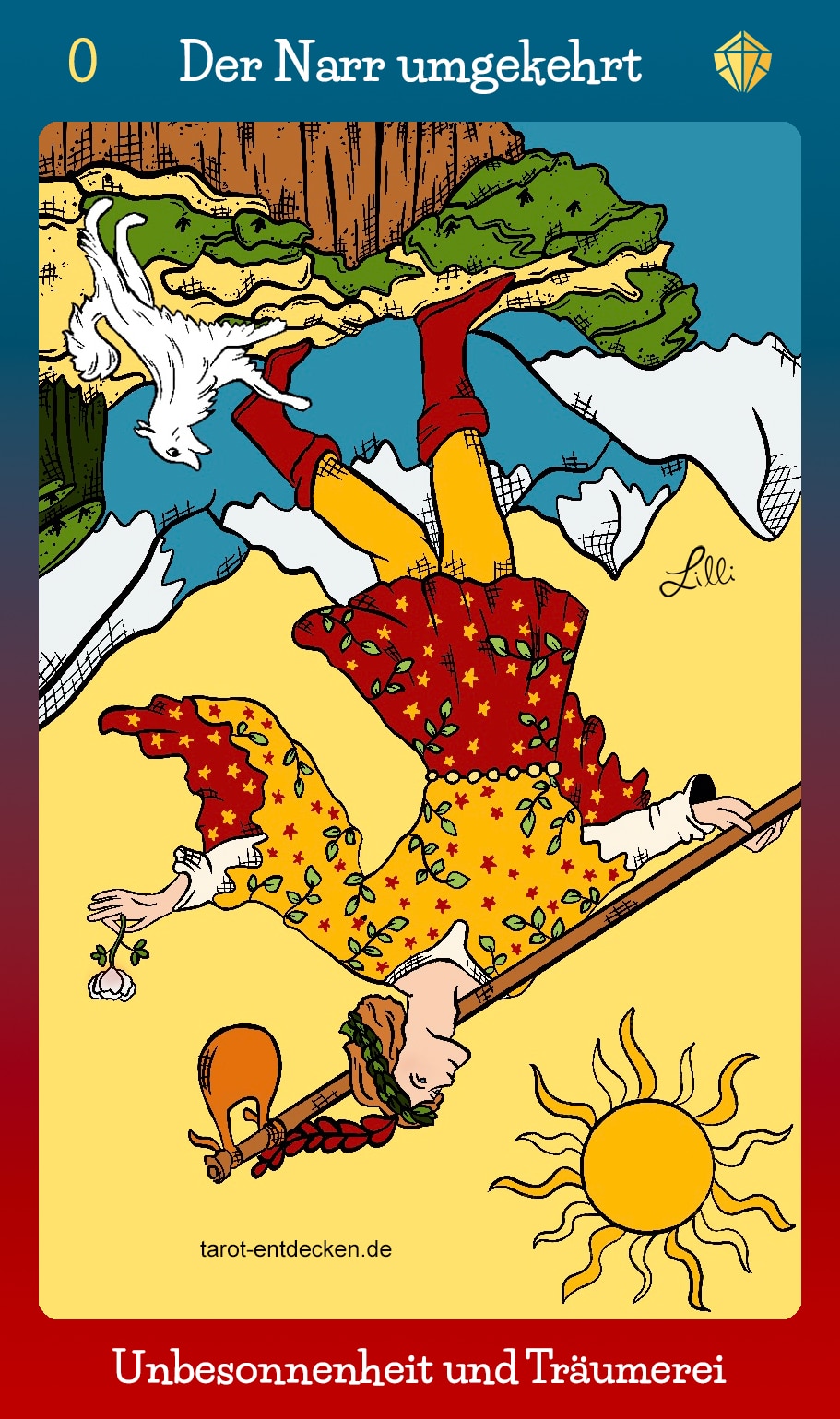 Bedeutung 🔎 Tarotkarte "Der Narr" (Nr. 0) + umgekehrt