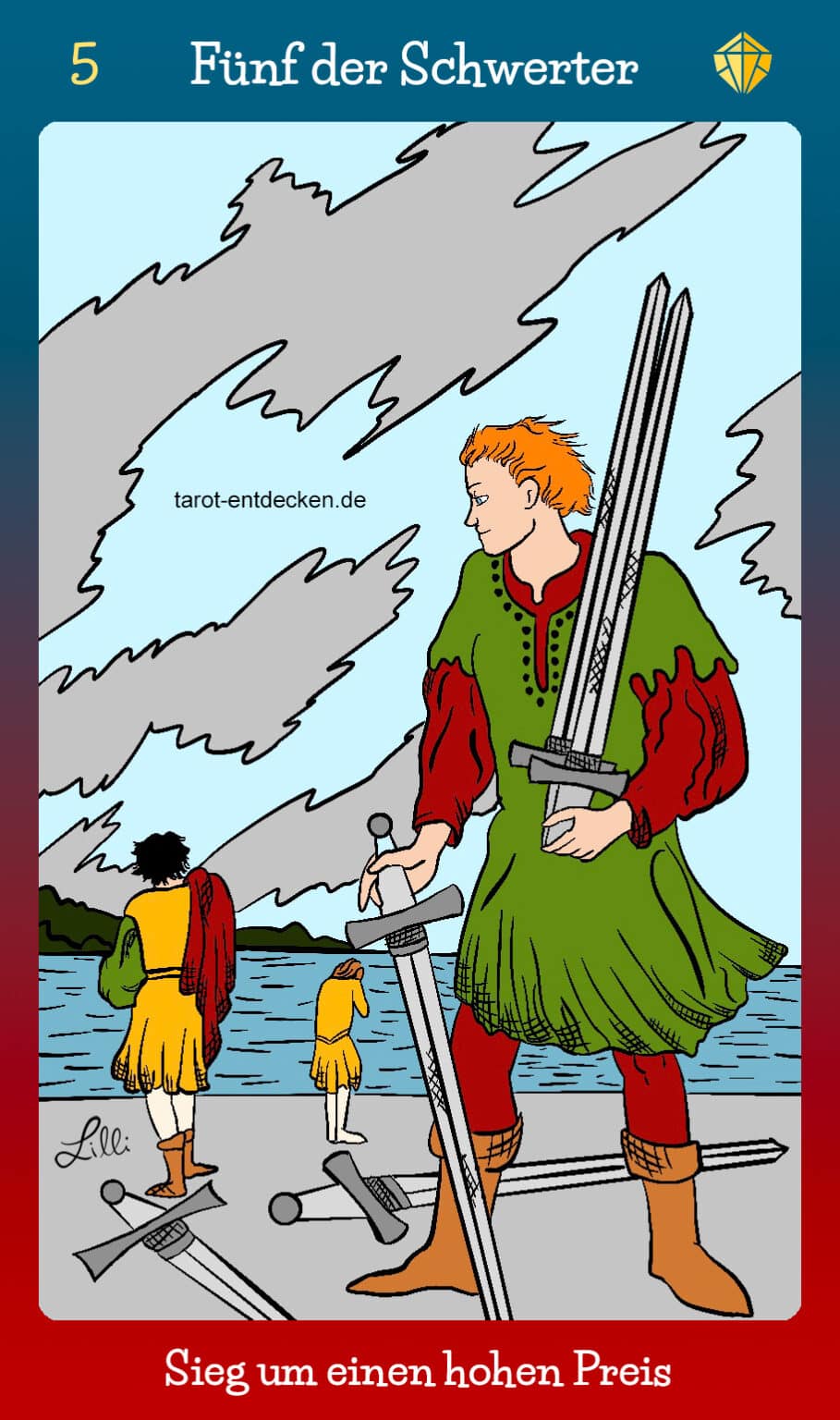 Fnf Schwerter Tarot