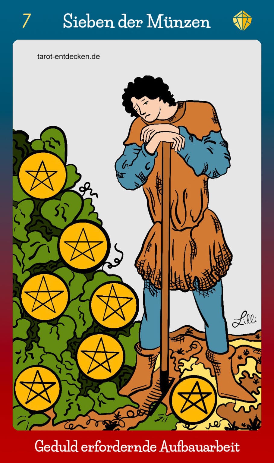 Sieben Mnzen Tarot